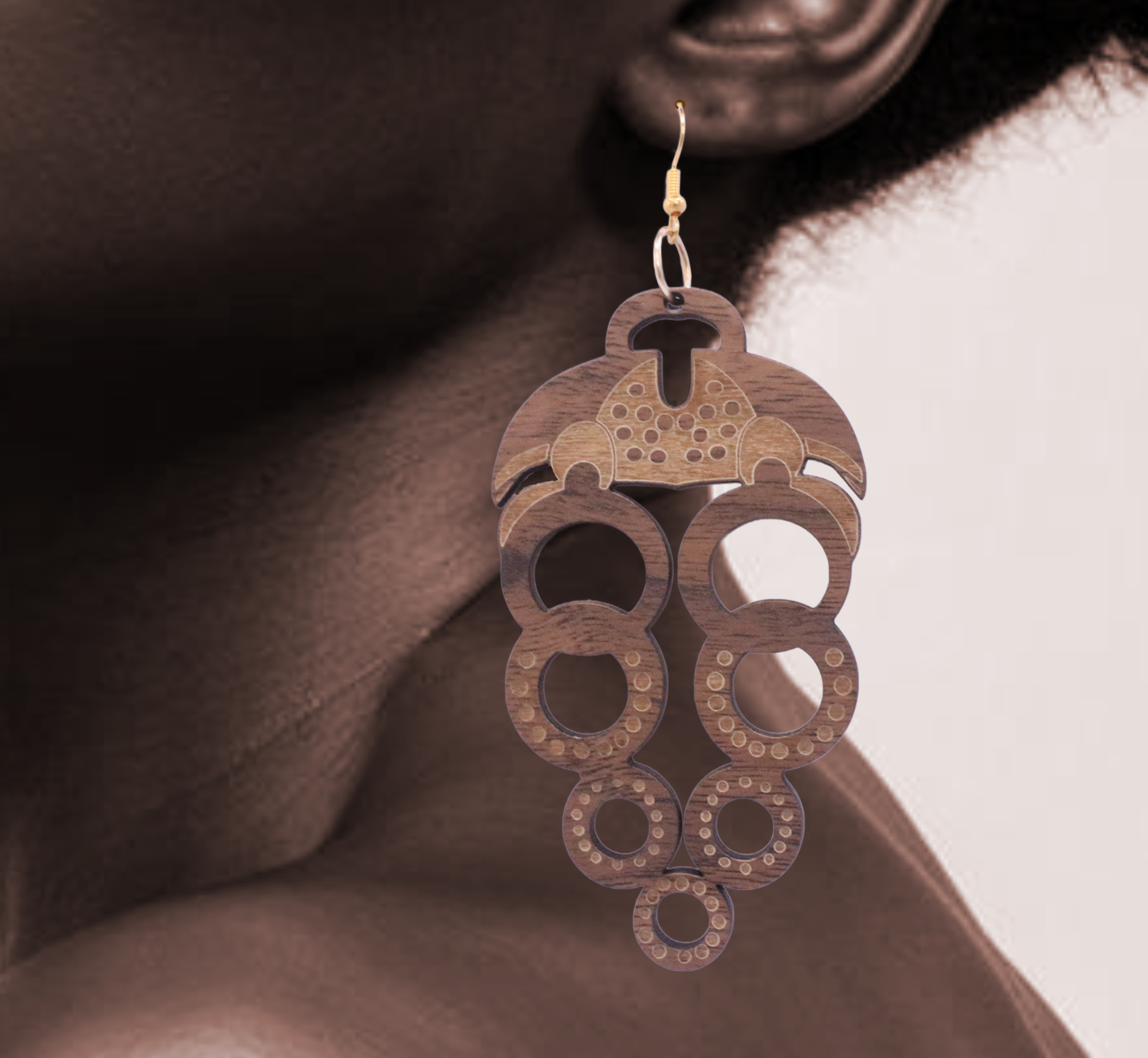 African style earrings - Jaydee Daley.com